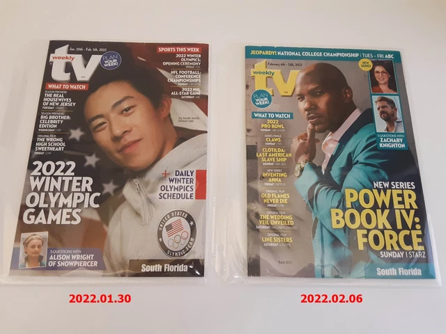 TV WEEKLY MAGAZINE issues from 2022-23. Rare and nice covers of current ...