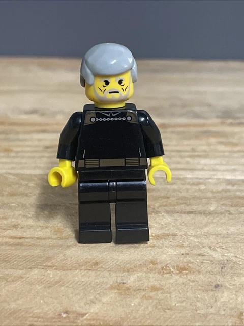 LEGO COUNT DOOKU Star Wars Minifigure sw0060 From 7103 2002 Vintage £12 ...