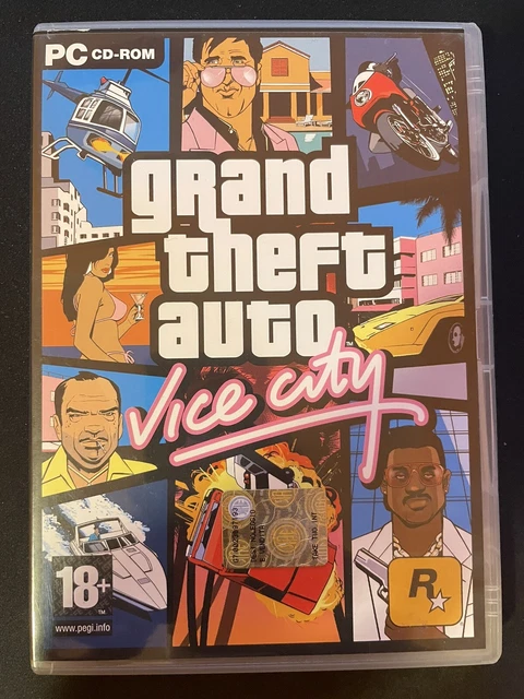 GTA: VICE CITY (2CD+POSTER/MAPPA) [PC-GAME] [ITA] EUR 29,99 - PicClick IT