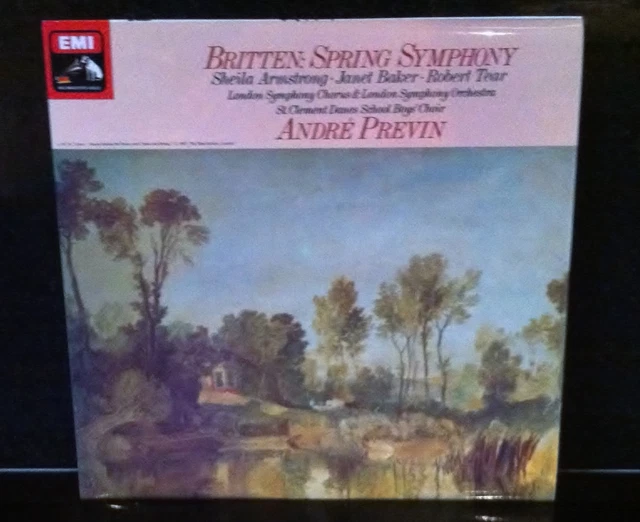 ASD 3650 ANDRÉ PREVIN / Britten - Spring Symphony, Rare EMI Original ...