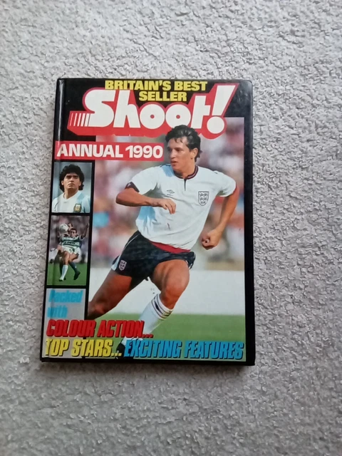 VINTAGE SHOOT FOOTBALL Annual 1990 Hardback IPC Magazines Ltd EUR 2,70 ...