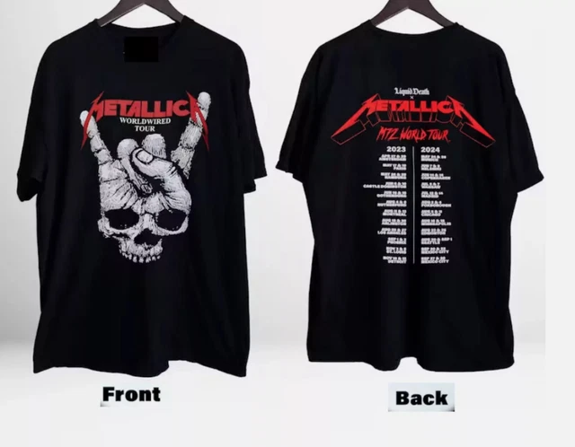 TOUR METALLICA 2024 T-Shirt 2023 M72 Metal Band Music Event World Seasons S-5Xl EUR 21,83 ...