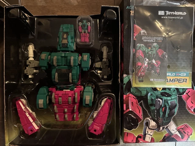 TOYWORLD TRANSFORMER TW-H-03 SWAMPER Headmaster Masterpiece ...