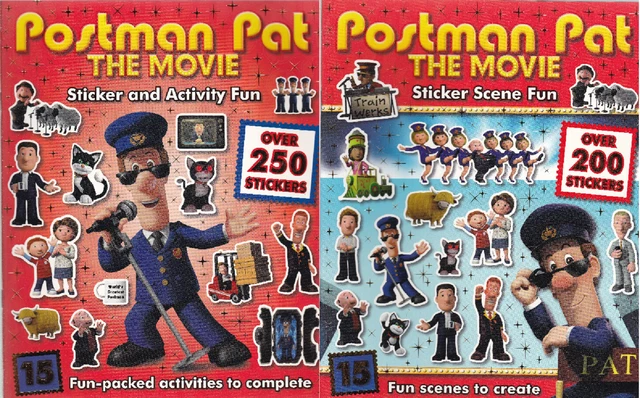 2 X POSTMAN Pat Sticker Activity Scene Books - Over 450 Stickers £5.75 ...