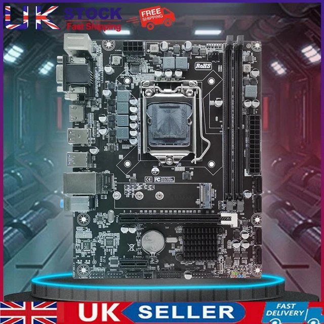 H310 COMPUTER MOTHERBOARD 32GB LGA1151 VGA/HDMI-compatible/DVI Ports ...