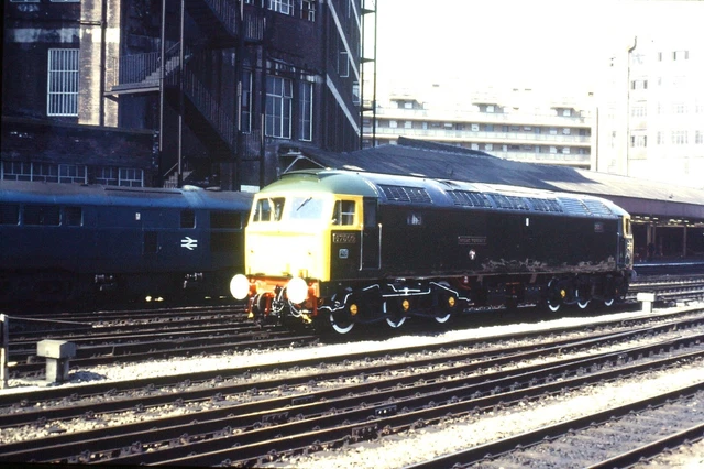 35MM ORIGINAL COLOUR Rail Slide BR Class 47 47500 at Paddington 05.85 £ ...