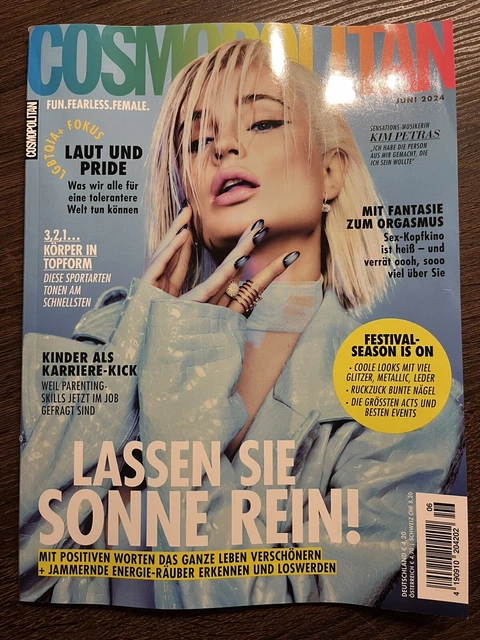 COSMOPOLITAN 06/2024 JUNI 2024 Magazin neuwertig Kim Petras EUR 1,00 ...