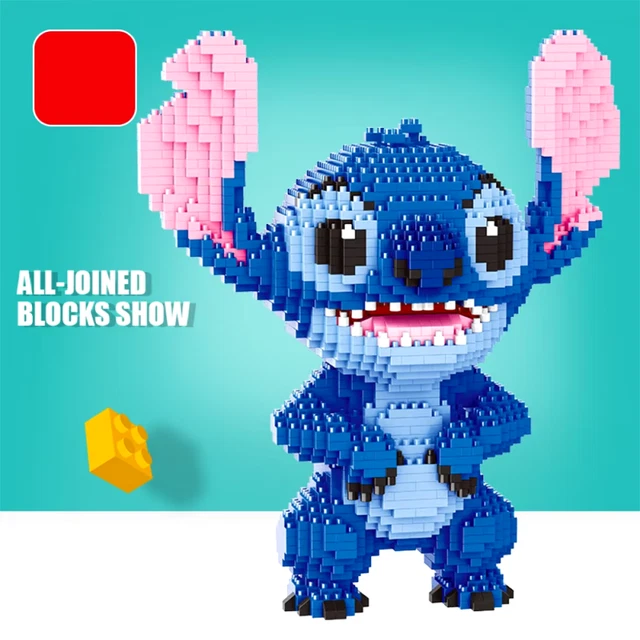 STITCH BUILDING BLOCKS Set Large Creative Educational Game Kids Gift ...