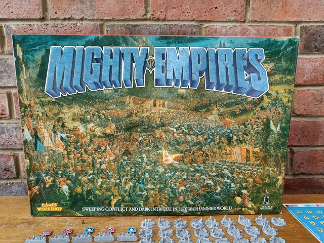 MIGHTY EMPIRES WARHAMMER Games Workshop 1990 gioco da tavolo completo ...