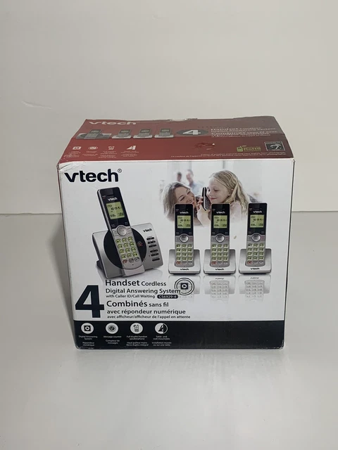 VTECH CS6929-4 CORDLESS Answering System with Caller ID/Call Waiting ...