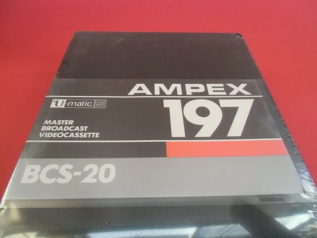 AMPEX 197 SERIES BCS-20 U-matic - VHS Video Cassette Tape NOS £16.66 ...
