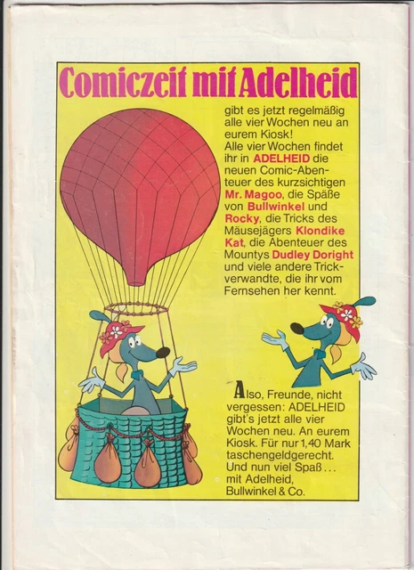 FERNSEH TELE-COMIC/PLUMPAQUATSCH #17, Condor 1975 COMICHEFT Z2 EUR 20 ...