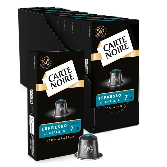 CARTE NOIRE - Capsules de Café Espresso Classique N°7 Compatibles ...