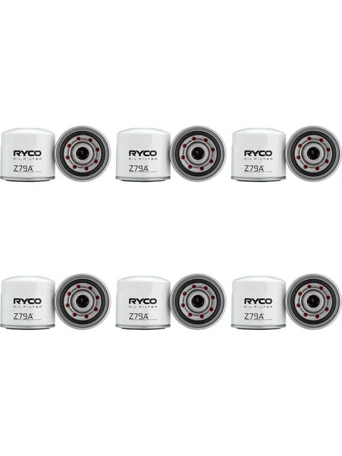 6 X RYCO Oil Filter Z79A fits Mazda B-Series 2.6 UF B2600 4WD (UFY0) EUR 75,49 - PicClick FR