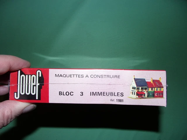 JOUEF MAQUETTE À monter bloc 3 immeubles/commerces 1981 NEUF (n°2) EUR 40,00 - PicClick FR