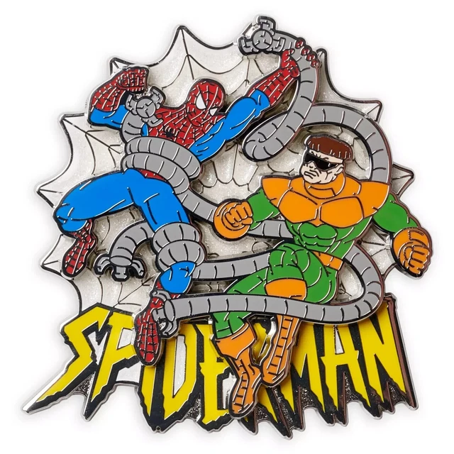 DISNEY 3D SPIDER-MAN and Doctor Octopus Pin Animated Series Limited ...