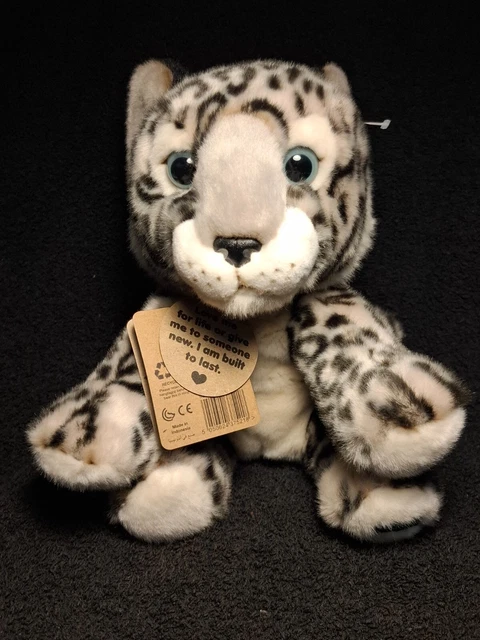 BBC EARTH 10& tall snow leopard cub plush soft toy 37521U NEW WITH TAGS ...
