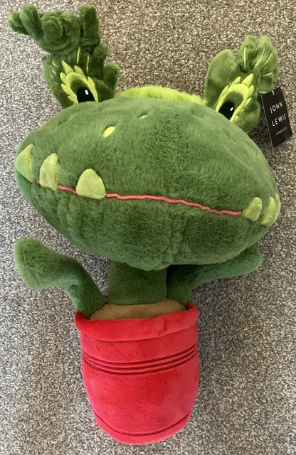 JOHN LEWIS SNAPPER Venus Fly Trap 2023 Christmas Advert Soft Plush Toy ...