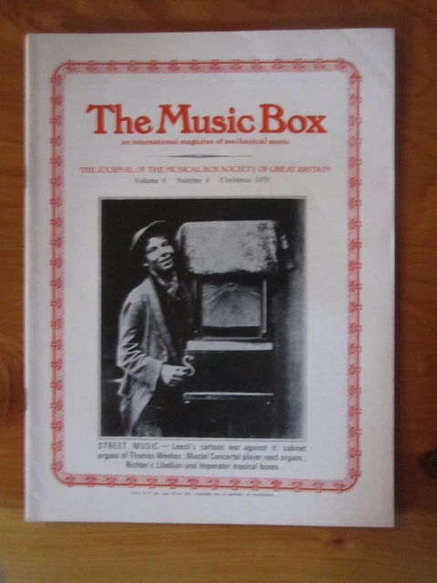 MAGAZINE THE MUSIC Box Vol 9 No 4 Christmas 1979 Great ** Must See EUR ...