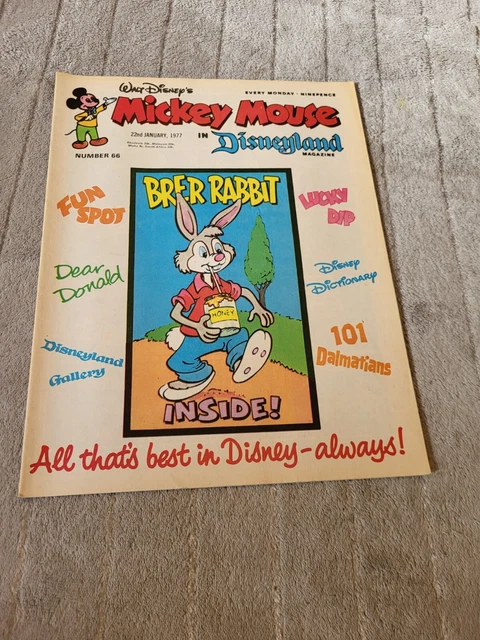 WALT DISNEY'S MICKEY Mouse In Disneyland - 22/1/1977 : The Bad Luck ...