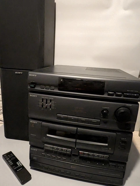 SONY LBT-A195 REMOTE Controlled Compact Hi-Fi System, Cassette Multi CD ...