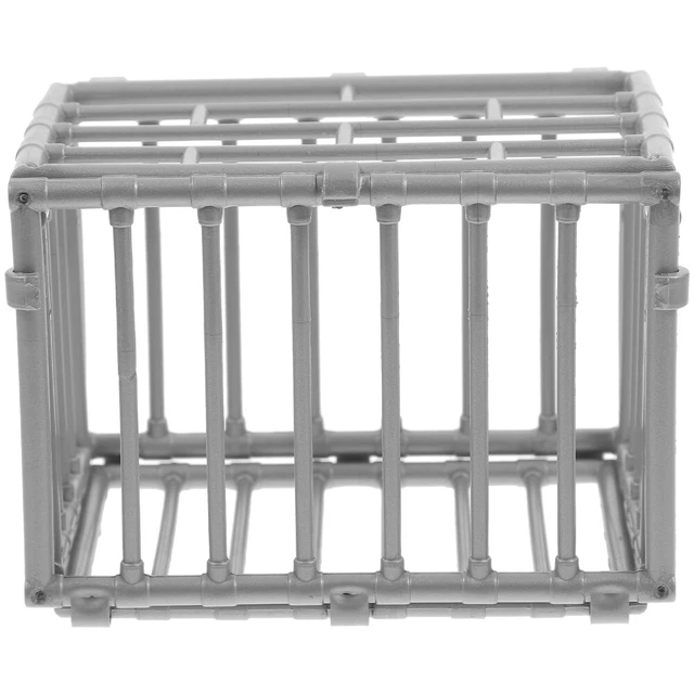 MINI CAGE MODEL Animal Cage Model Cage Prop Miniature Cage Model Toy ...