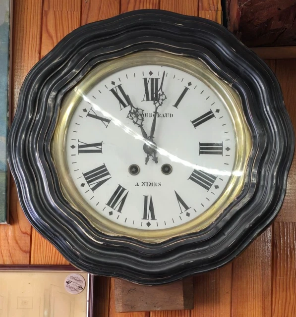 HORLOGE CARILLON OEIL de 🐂 fourgeaud a 2 clefs et 8 marteaux rarisisme ...