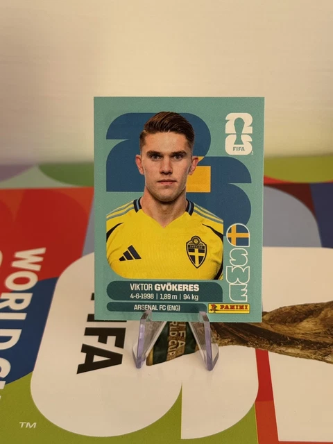 PANINI WORLD CUP Stickers 2026 - Viktor Gyokeres Sweden - SWE20 £1.70 ...