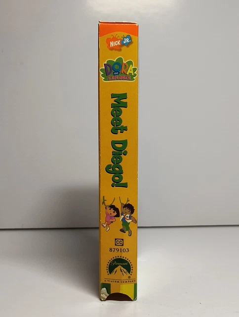 DORA THE EXPLORER - Meet Diego! VHS Tape 2003 Nick Jr. Nickelodeon ...