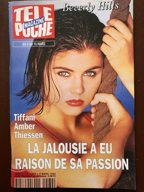 TÉLÉ POCHE 4/03/1996; Tiffani Amber Thiessen/ Terence Stamp/ Sharon ...
