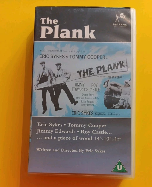 THE PLANK VHS Eric Sykes Tommy Cooper Classic Comedy Film Video TESTED ...