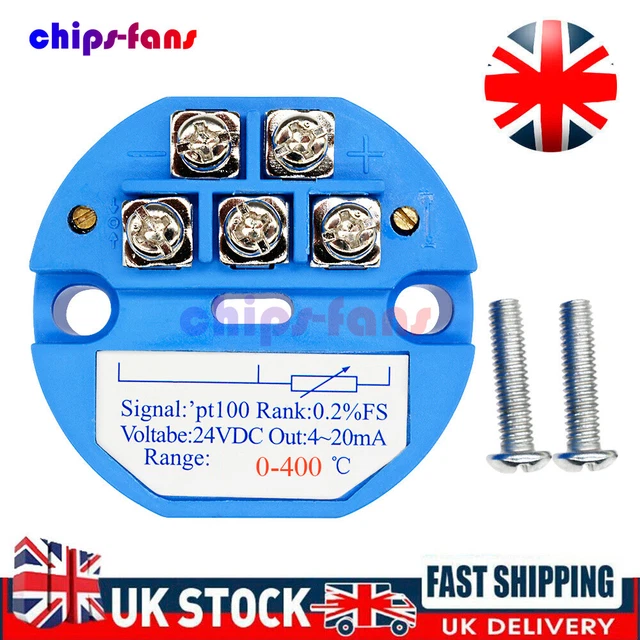 RTD PT100 Accuracy Temperature Sensors Transmitter Module DC 24V -50 ...