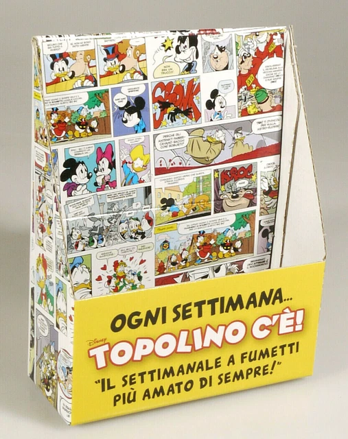 PRL) DISNEY TOPOLINO ESPOSITORE FUMETTI DISPLAY MICKEY GIBI COMIC BANDE ...