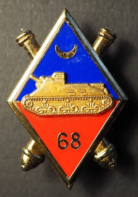 INSIGNE MILITAIRE, DIT Pucelle : 68e RA Chars de Combat - Delsart H 197 ...