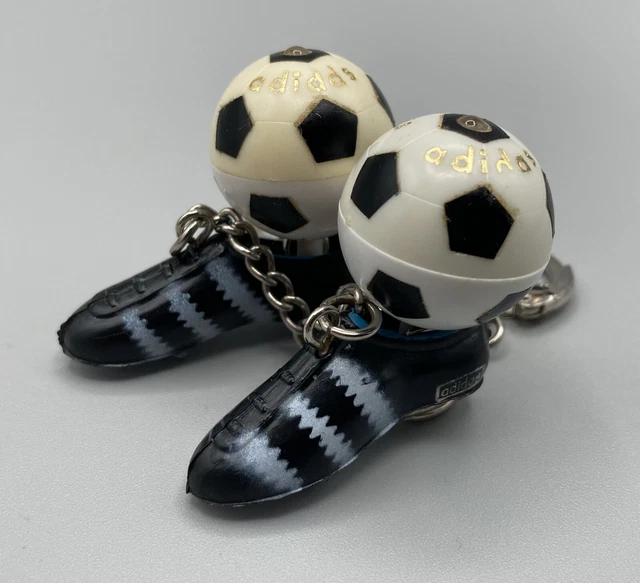 VINTAGE ADIDAS SOCCER Shoes and Two Soccer Ball Keychains - Lot of 3 ...