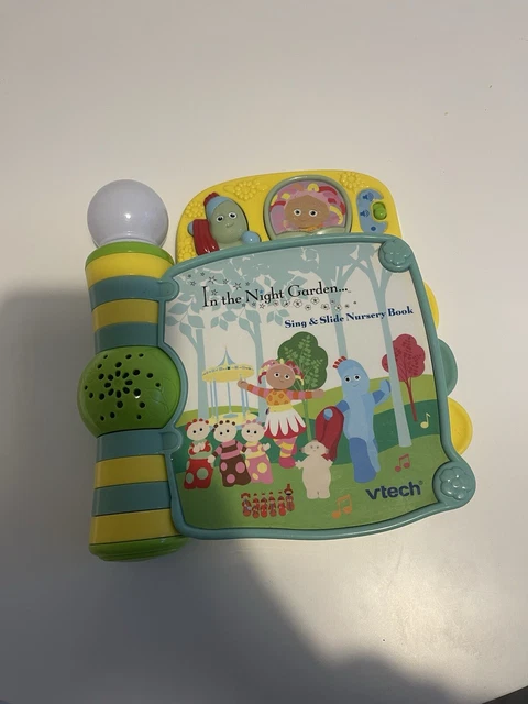 VTECH IN THE Night Garden Sing & Slide Musical Book - Tested & Working ...
