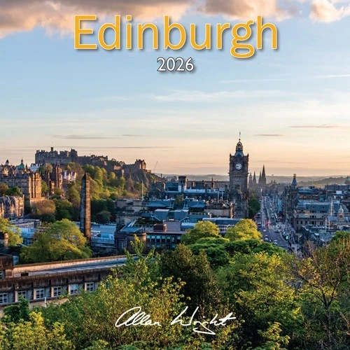 EDINBURGH - CALENDAR 2026 by Allan Wright £9.99 - PicClick UK