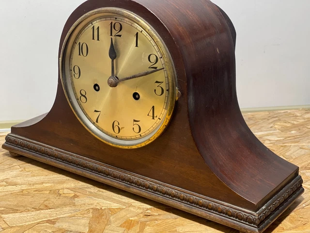 M135 BADUF VINTAGE Striking Mantle Clock German Movement - For Parts or ...