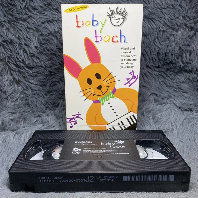 BABY EINSTEIN BABY Bach VHS Video Tape Infant Learning 1 To 36 Months ...