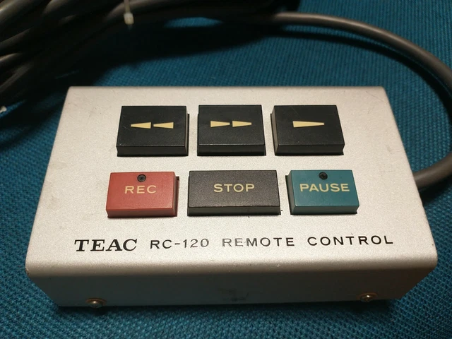 TEAC RC-120 MAGNÉTOPHONE télécommande vintage studio EUR 125,20 ...