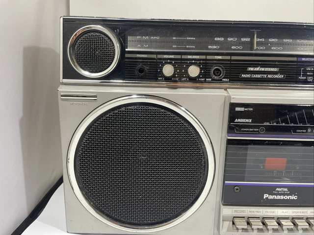 PANASONIC PLATINUM RX-5080 Vintage Cassette Boombox 1980's original ...