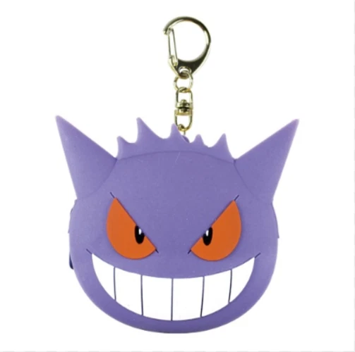 POKÉMON CENTER OFFICIAL Gengar Mini Coin Purse with Hook Porta Monete ...
