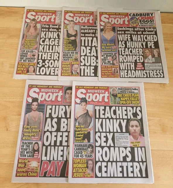 BUNDLE OF 5X Daily / Midweek Sport Newspapers From 2023 £9.99 - PicClick UK