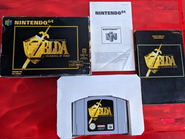 ZELDA 64 THE legend of zelda ocarina of time Nintendo 64 N64 fah cib ...