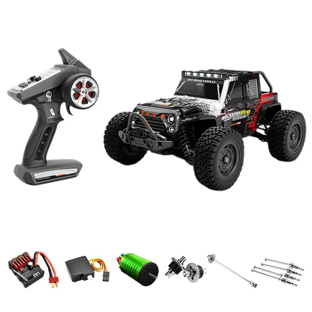 4WD CLIMBING CAR Off Road High Speed 70KM/H Remote Control Car LED ...