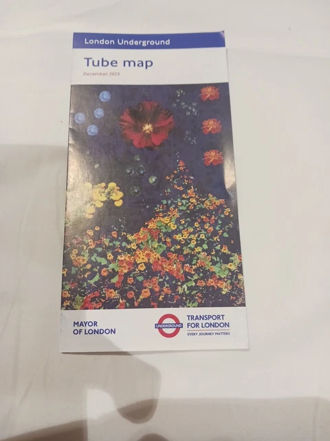 DECEMBER 2023 TUBE Map - London Underground Elizabeth Line, Overground ...