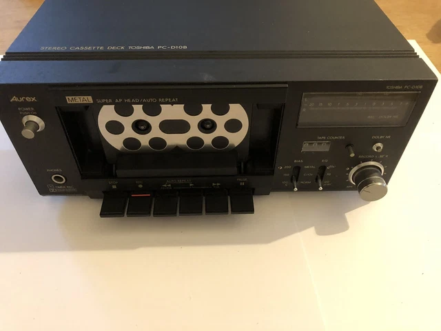 TOSHIBA AUREX PC-D10B Stereo Casette Deck. 1979-1980 Good condition £102.30 - PicClick UK