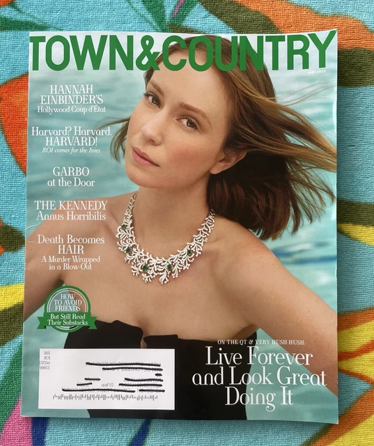 TOWN & COUNTRY Magazine - May 2025 - feat. Hannah Einbinder £5.90 ...