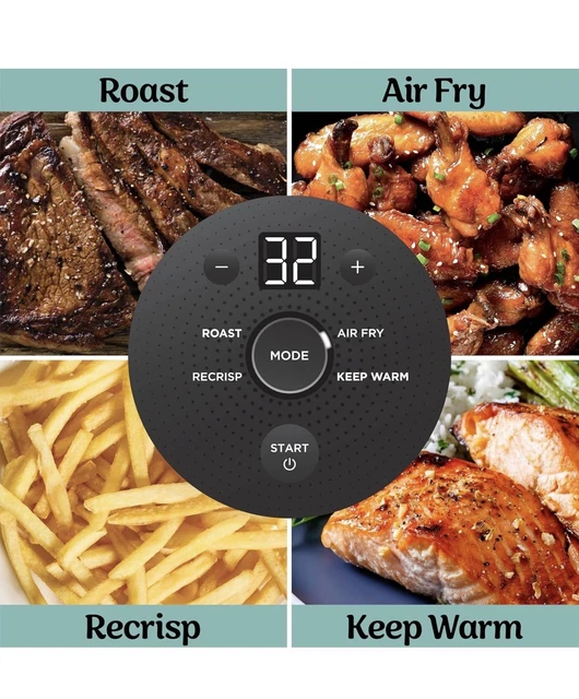 NINJA CRISPI AIR Fryer 3.8L FN101UKGY Portable 4-in-1 Cyber Space Blue ...