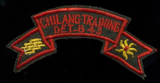 US ARMY SPECIAL Forces Chilang Training Detachment B-43 Vietnam Scroll ...